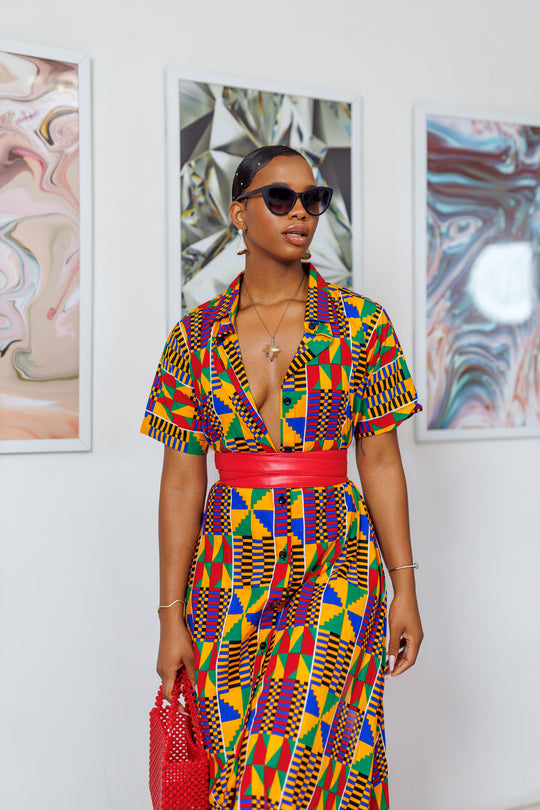 Ezeagu Kaftan Maxi Dress – Obioma Fashion- Buy African Print